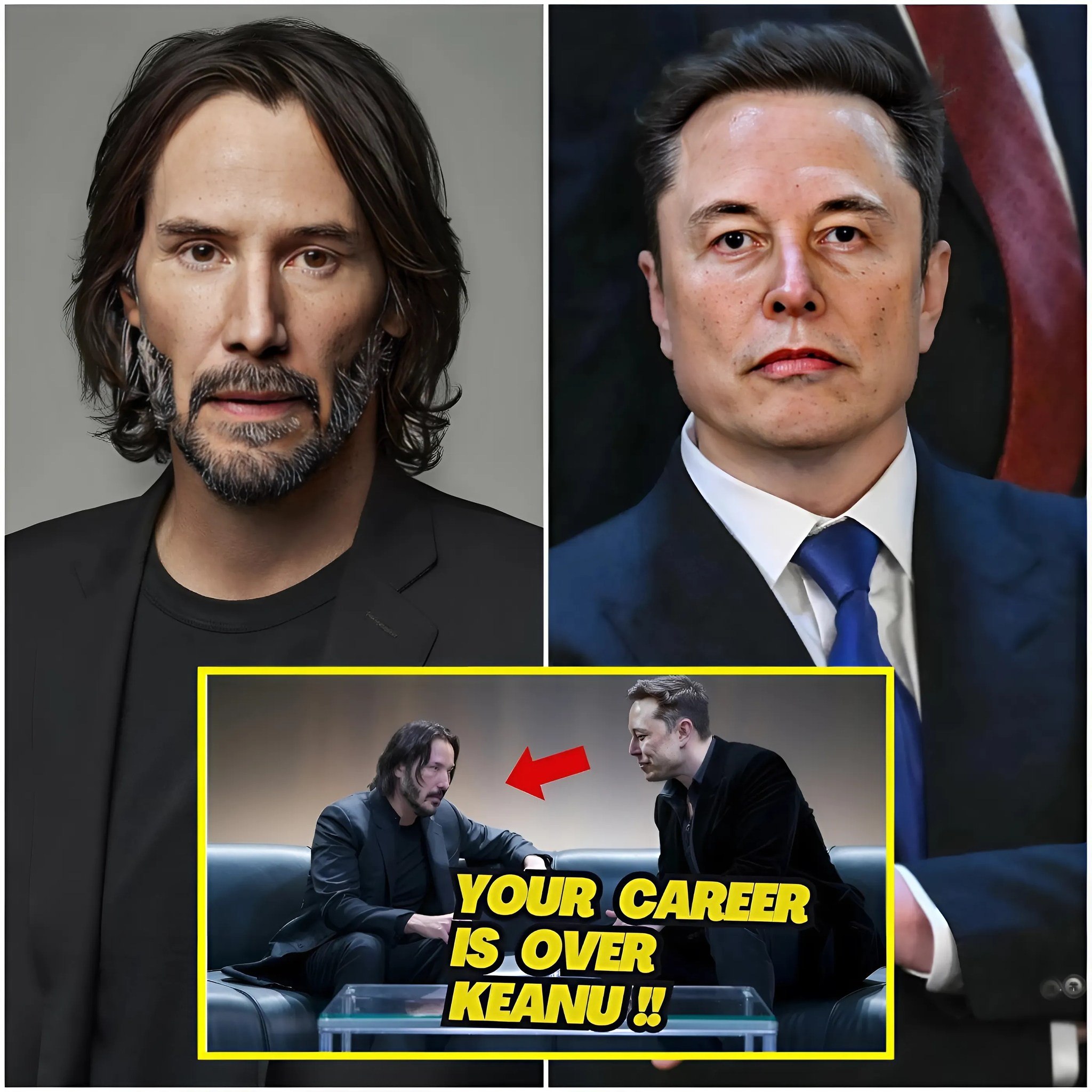 Keanu Reeves “Hits Back” at Elon Musk Live on Air: A Brutal Remark That ...