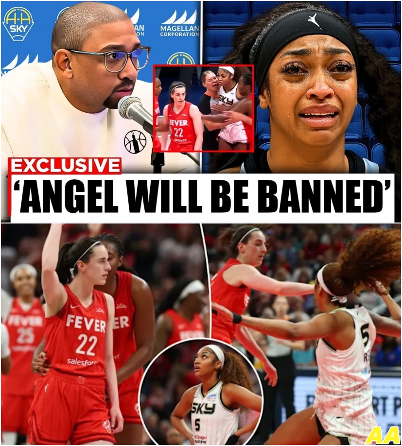Chicago Sky Coach Drops Bombshell: Angel Reese SUSPENDED for Brutal Fight with Caitlin Clark—Is ...