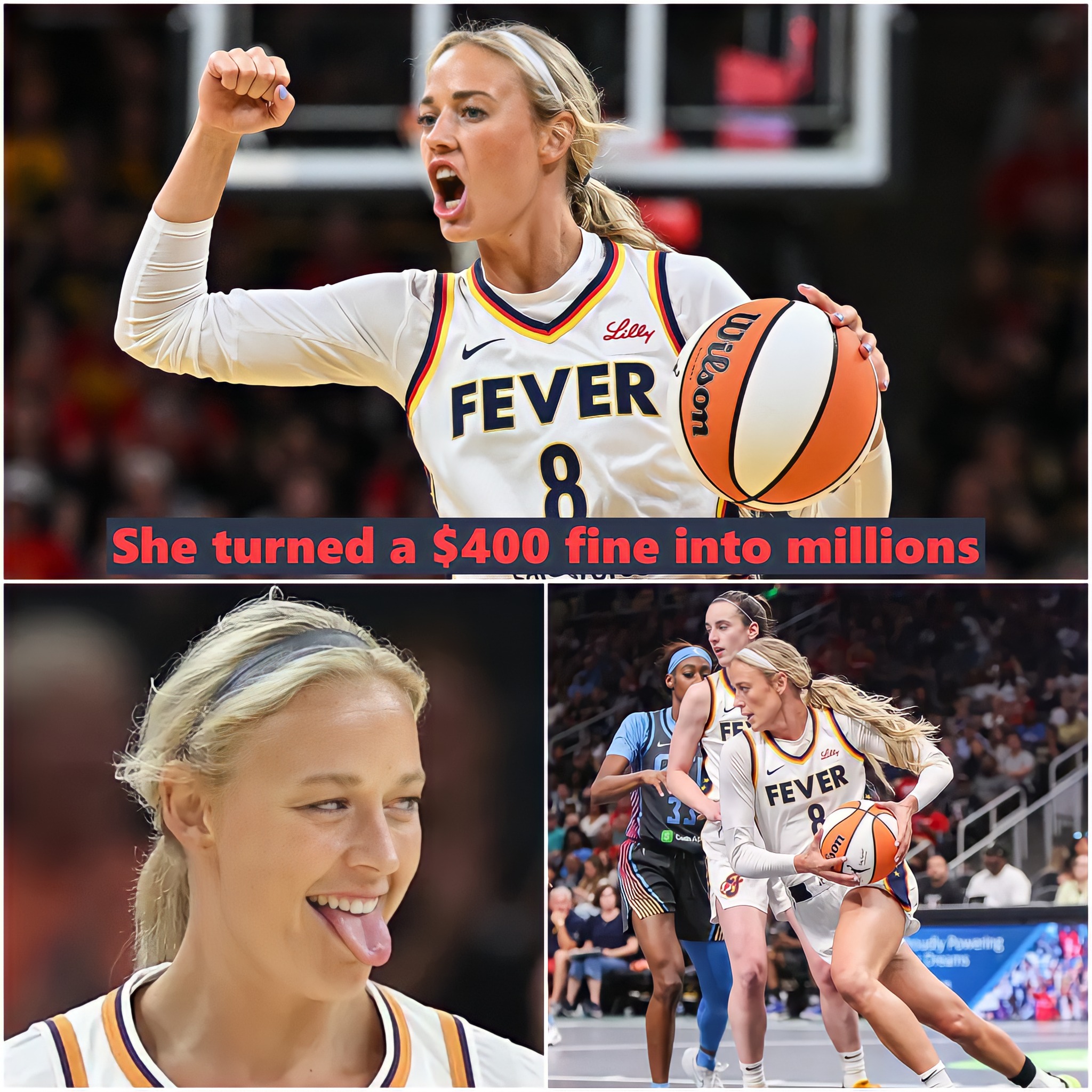 How a $400 Fine Made Sophie Cunningham a WNBA Legend and Exposed the League’s Biggest Problem